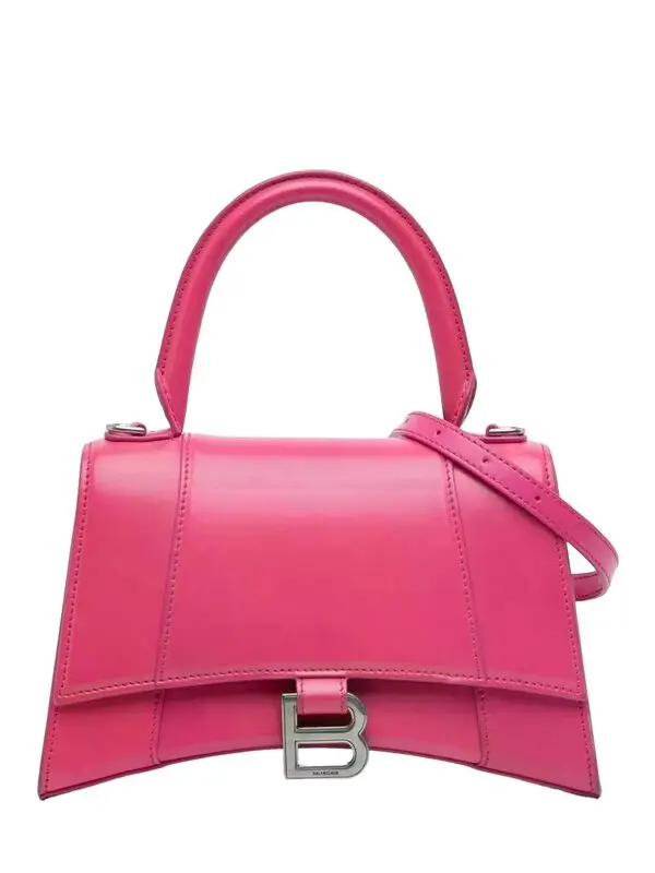 Balenciaga Small Hourglass Satchel - Pink