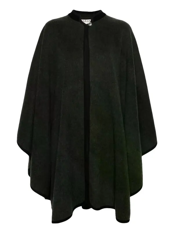 A.N.G.E.L.O. VINTAGE CULT 1990s Wool Cape - Green