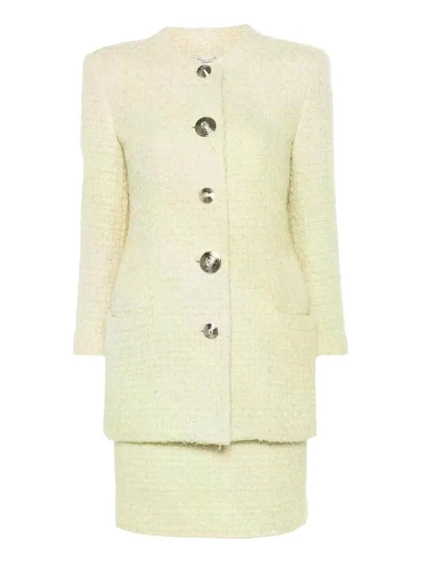 Versace 1980s Wool Suit - White