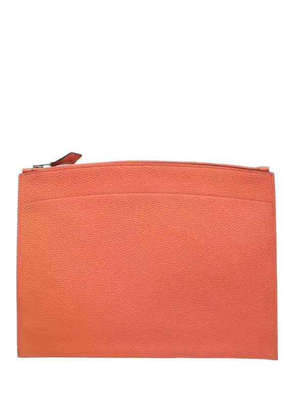 Hermès Togo Bazar Pouch - Orange