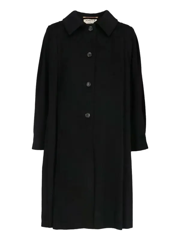 A.N.G.E.L.O. VINTAGE CULT 1980s Wool Coat - Black