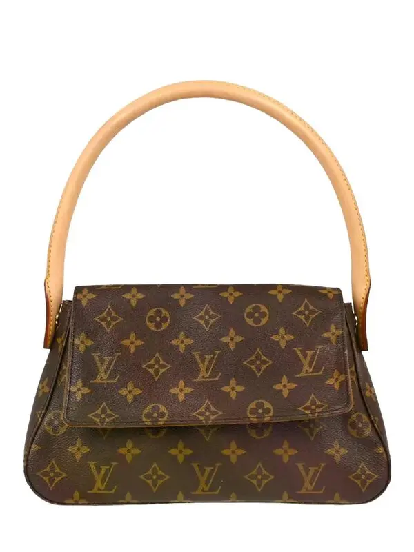 LOUIS VUITTON 2002 Mini Looping Handbag - Brown