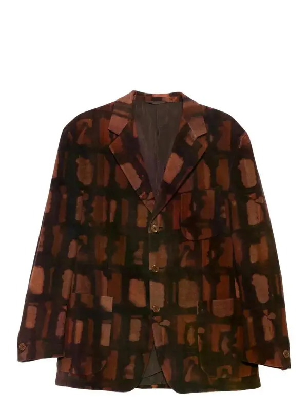 ROMEO GIGLI Patterned Jacket - Brown