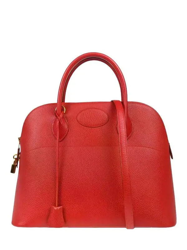 Hermès 1995 Bolide 35 Handbag - Red