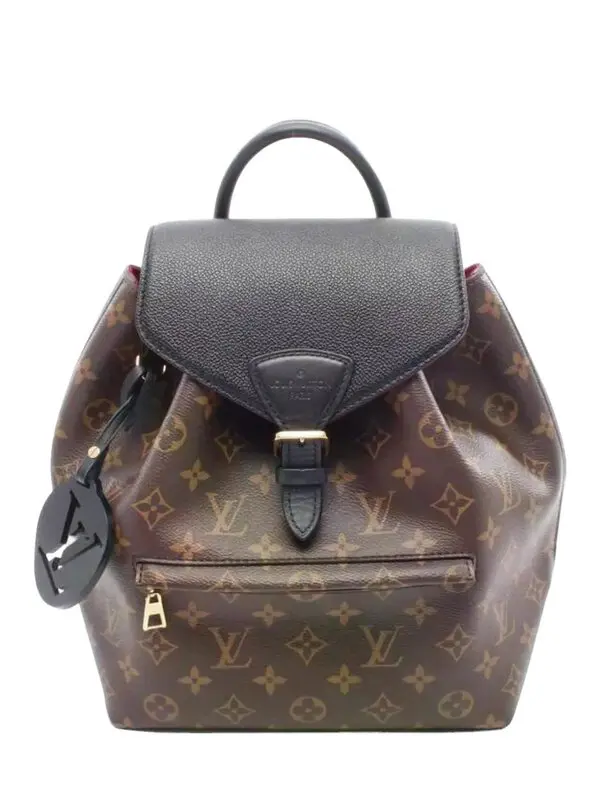 LOUIS VUITTON Montsouris Monogram Backpack - Brown