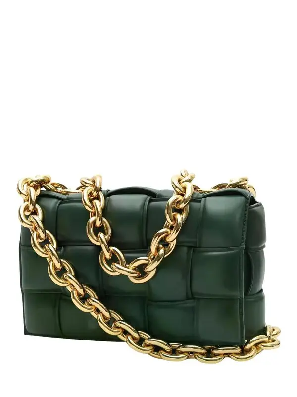 Bottega Veneta Cassette Shoulder Bag - Green