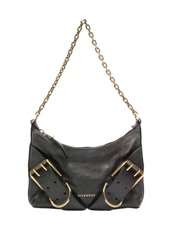 Givenchy Voyou Boyfriend Leather Shoulder Bag - Black