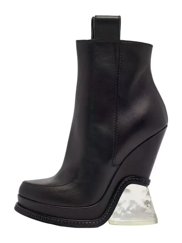 Fendi 120mm Lucite Boots - Black
