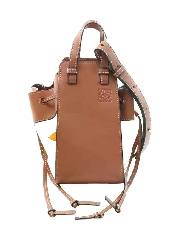 Loewe 2010s X Paula's Ibiza Mini Hammock Tote Bag - Brown