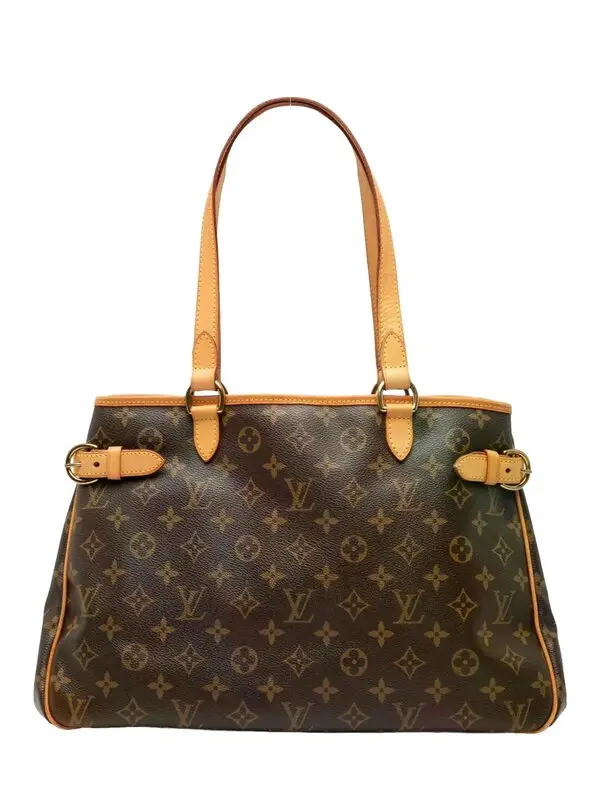 LOUIS VUITTON 2005 Monogram Batignolles Horizontal Tote Bag - Brown