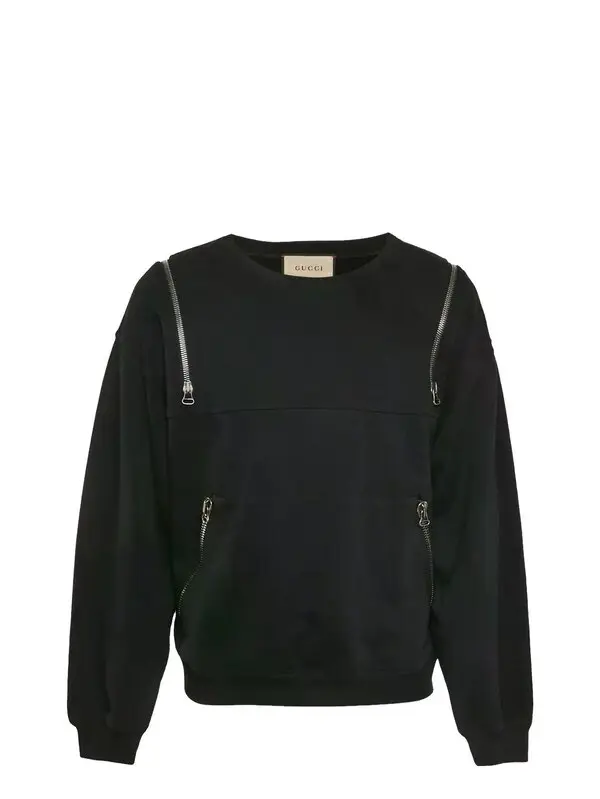 Gucci Cotton Sweatshirt - Black