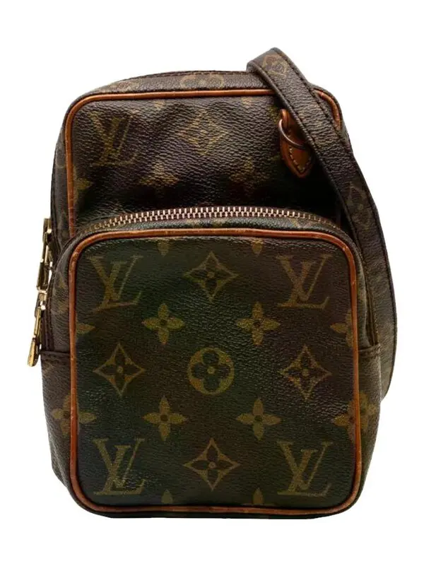 LOUIS VUITTON Pre-owned 1988 Monogram Mini Amazone Crossbody Bag - Brown