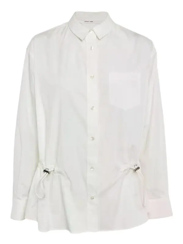 Sacai Drawstring-detailing Blouse - White
