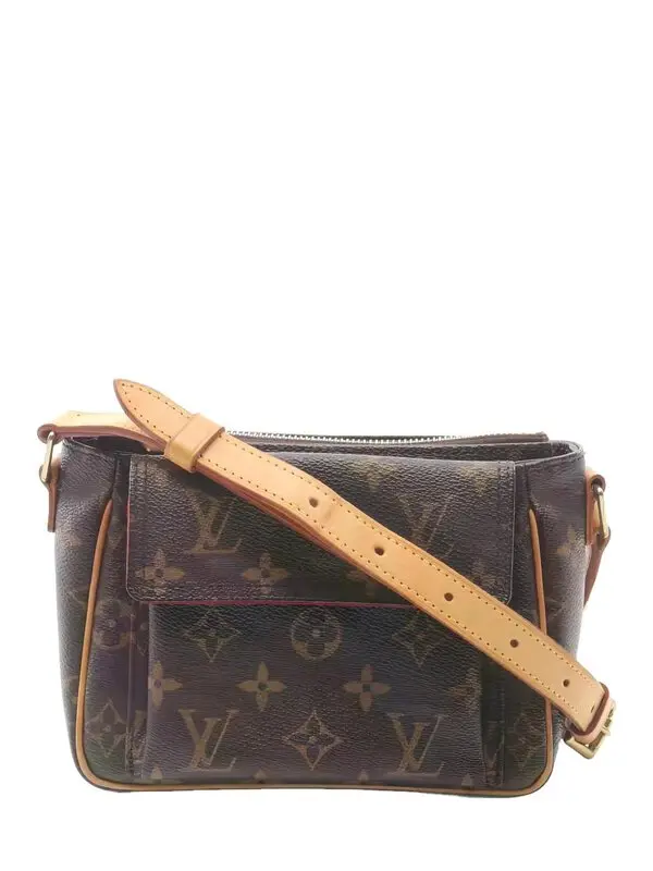 LOUIS VUITTON 2004 Vivacité Pm Monogram Shoulder Bag - Brown