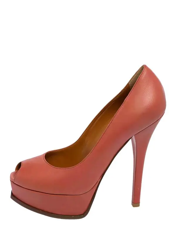 Fendi 140mm Leather Pumps - Pink