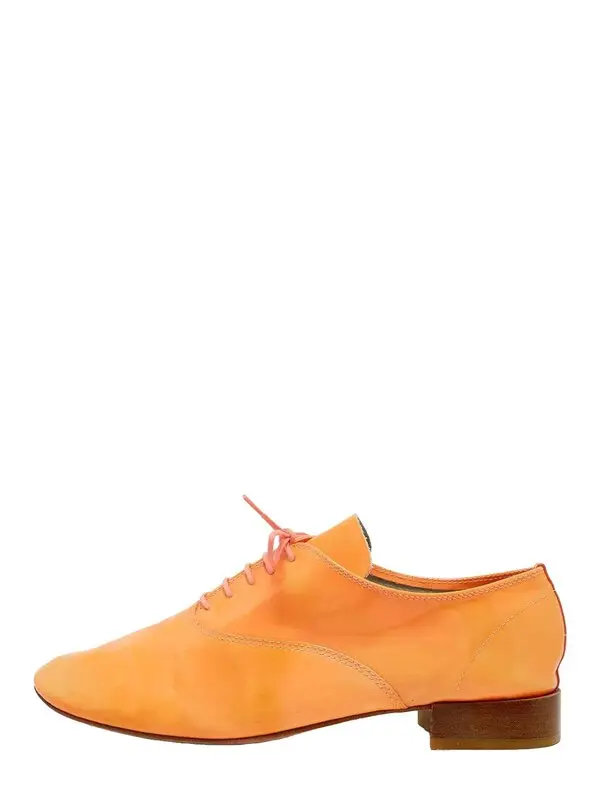 Repetto Patent Leather Oxford Shoes - Orange