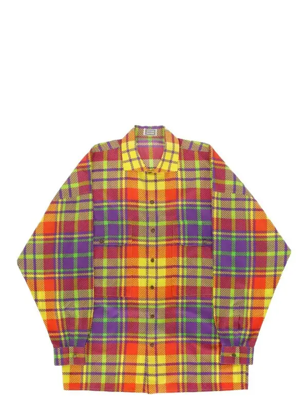 Versace 1980s Cotton Shirt - Yellow