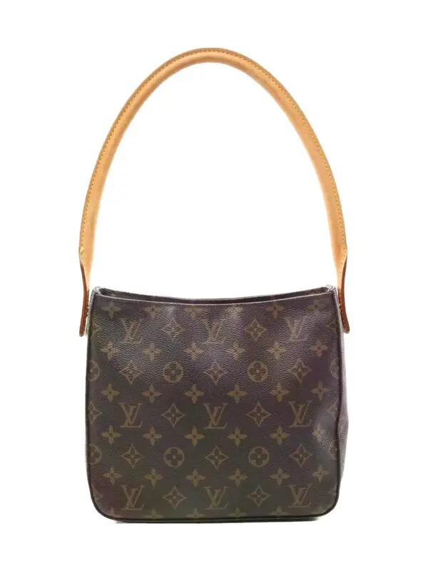 LOUIS VUITTON Looping Mm Monogram Shoulder Bag - Brown