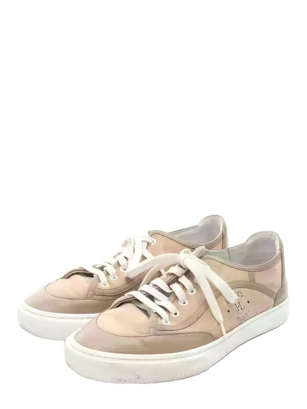 Hermès 2000s Leather-insert Sneakers - Neutrals