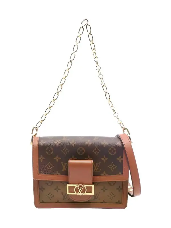 LOUIS VUITTON Dauphine Mm Shoulder Bag - Brown