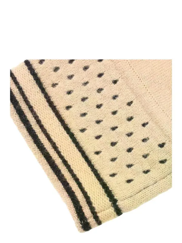 Hermès 2010s Twill Bandana Knitted Dress - Brown