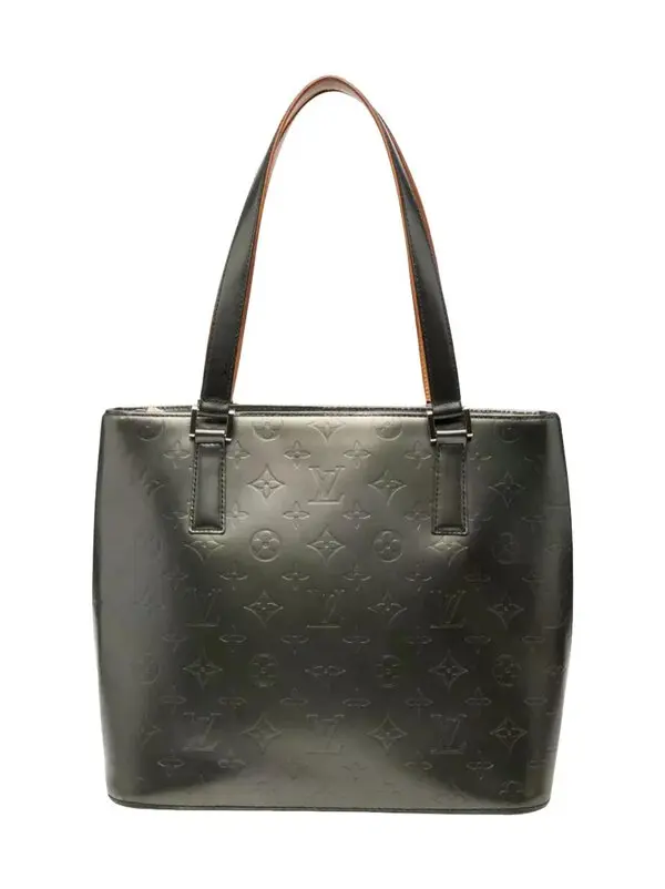 LOUIS VUITTON 2003 Monogram Mat Stockton Tote Bag - Grey