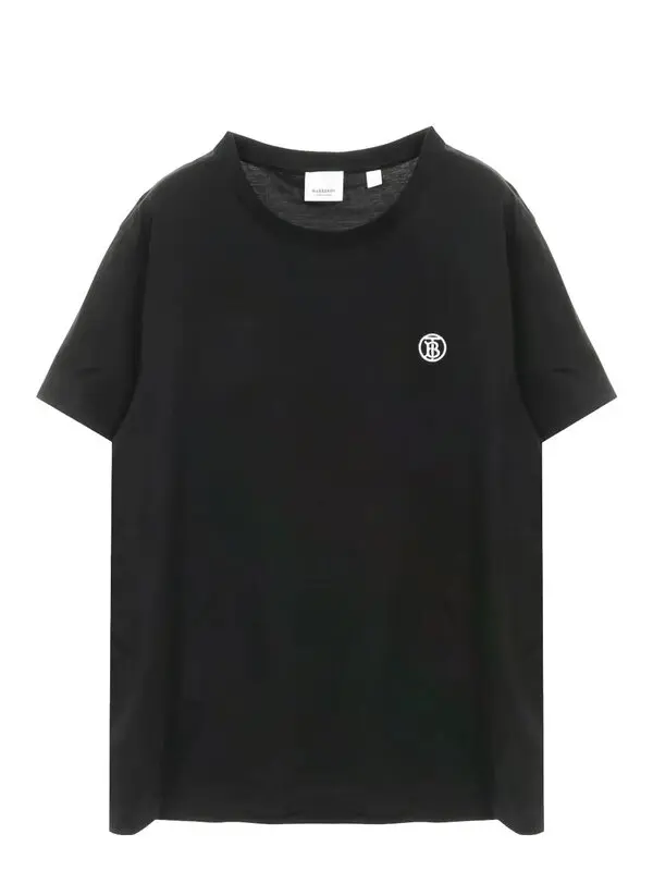Burberry 2010s Tb-monogram T-shirt - Black