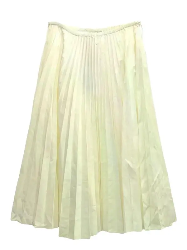 Fendi 2010s Pleated Skirt - Yellow