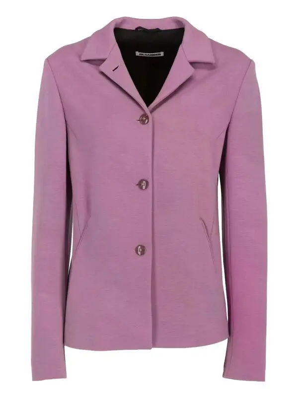 JIL SANDER 2000s Single-breasted Blazer - Purple
