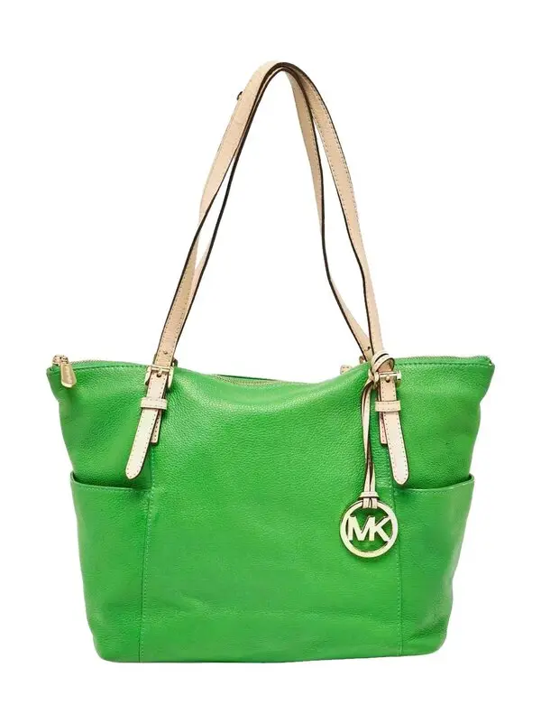 Michael Kors Vintage Leather Shoulder Bag - Green