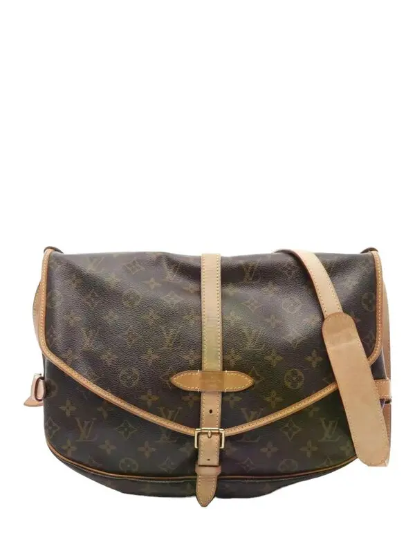LOUIS VUITTON 2012 Saumur Gm Shoulder Bag - Brown