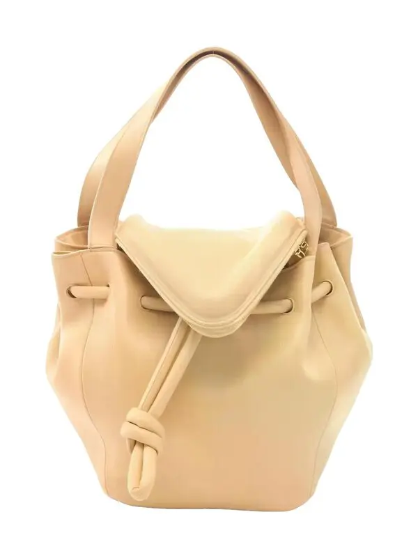 Bottega Veneta Beak Leather Tote Bag - Neutrals