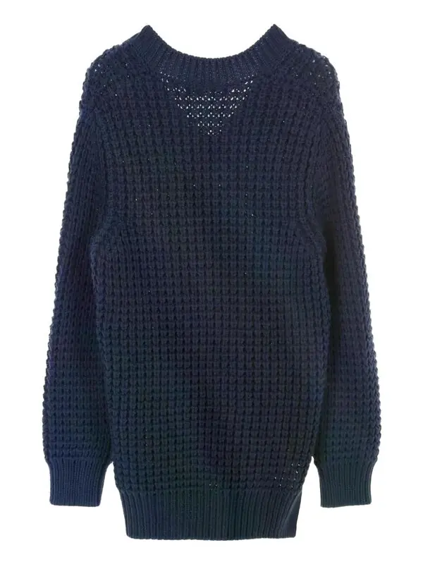 LOUIS VUITTON 2010s Waffle-knit Sweater - Blue