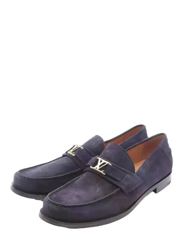 LOUIS VUITTON 2010s Major Monogram Loafers - Blue