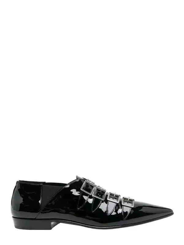 Saint Laurent Franklin Monk Shoes - Black