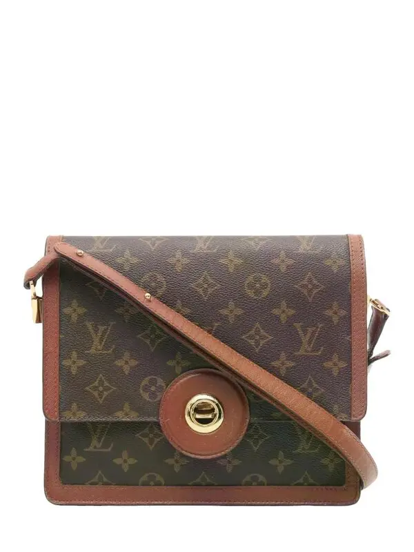 LOUIS VUITTON 1993 Raspail Monogram Shoulder Bag - Brown