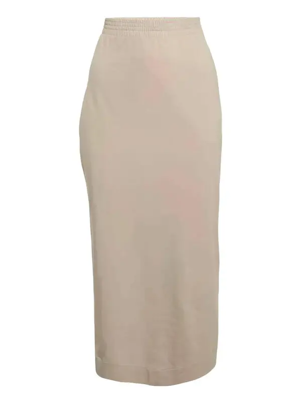 Max Mara Elasticated-waist Midi Skirt - Neutrals