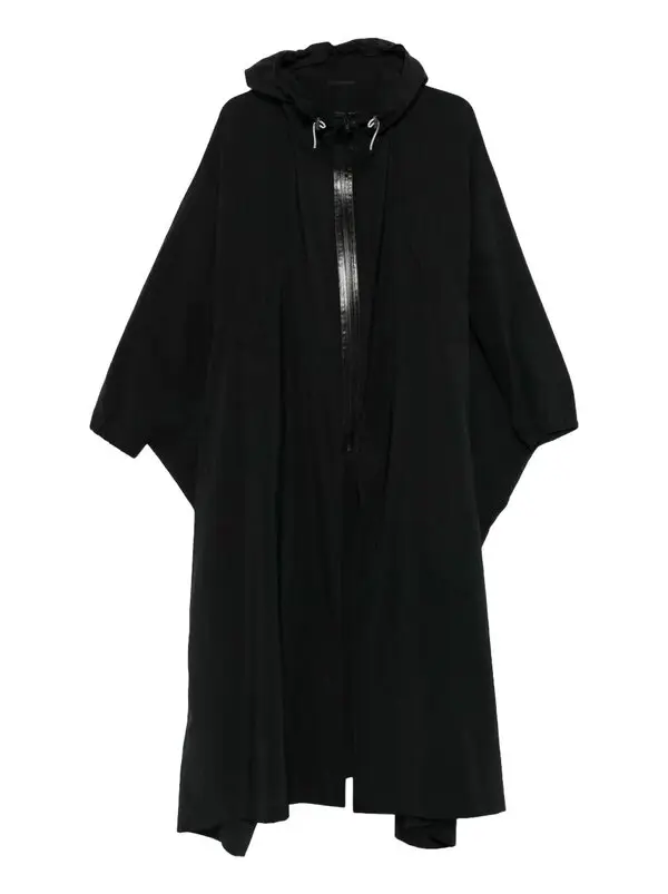Yohji Yamamoto 2010s Hooded Cape - Black