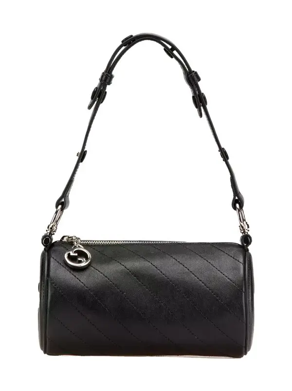 Gucci Mini Leather Blondie Shoulder Bag - Black
