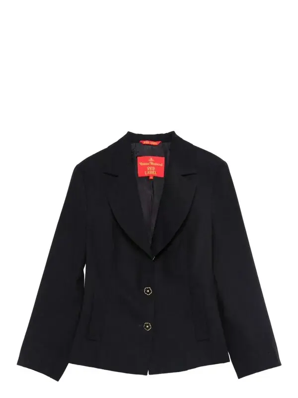 VIVIENNE WESTWOOD 1990s Single-breasted Blazer - Black