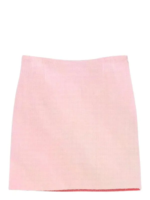 Versace 1997 Wool Skirt - Pink