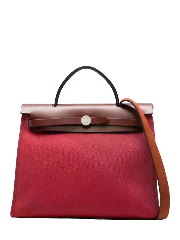 Hermès Herbag Handbag - Red