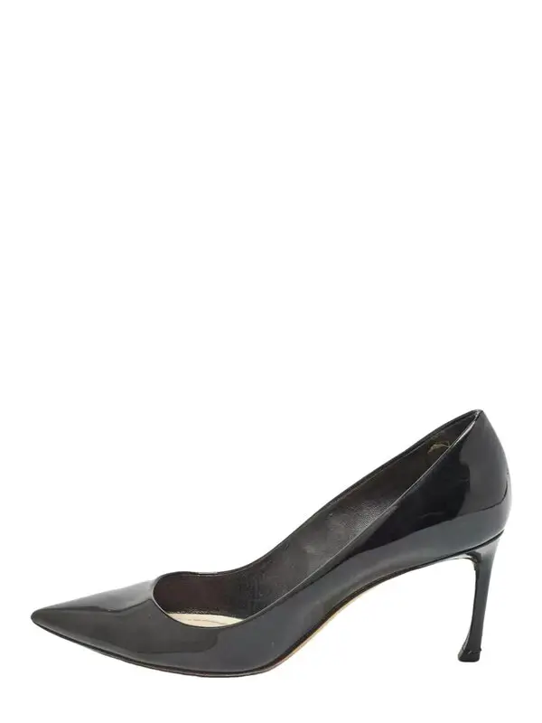 Dior 75mm Patent Leather Pointed-toe Pumps - Black