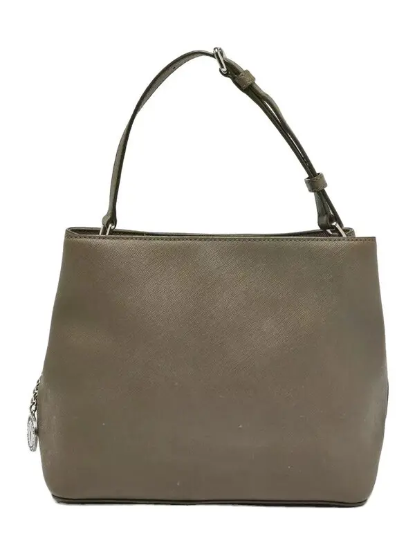 Dkny Vintage Leather Satchel - Neutrals
