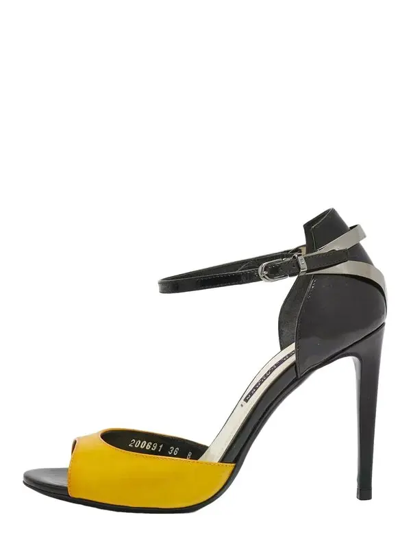 Ralph Lauren 100mm Ankle-strap Sandals - Yellow