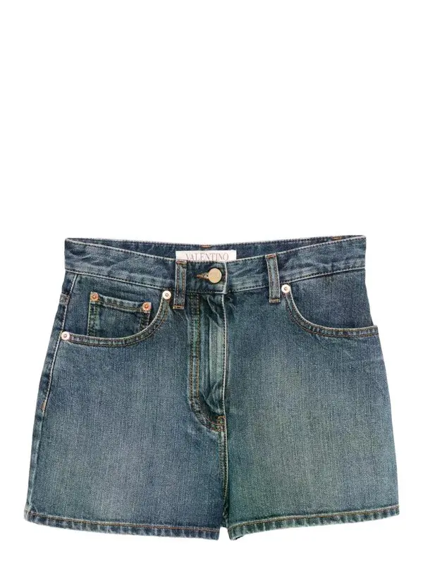 Valentino Garavani Denim Shorts - Blue
