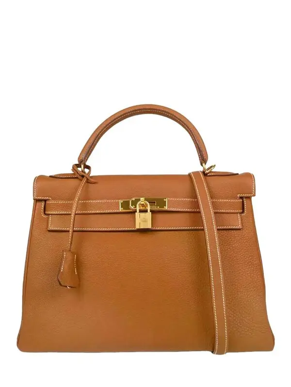 Hermès 2003 Kelly 32 Two-way Handbag - Brown