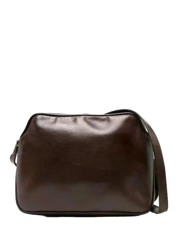 FERRAGAMO 1970s Leather Shoulder Bag - Brown