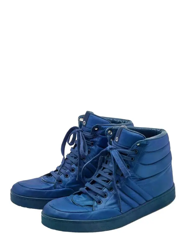 Gucci Coda Quilted High-top Sneakers - Blue
