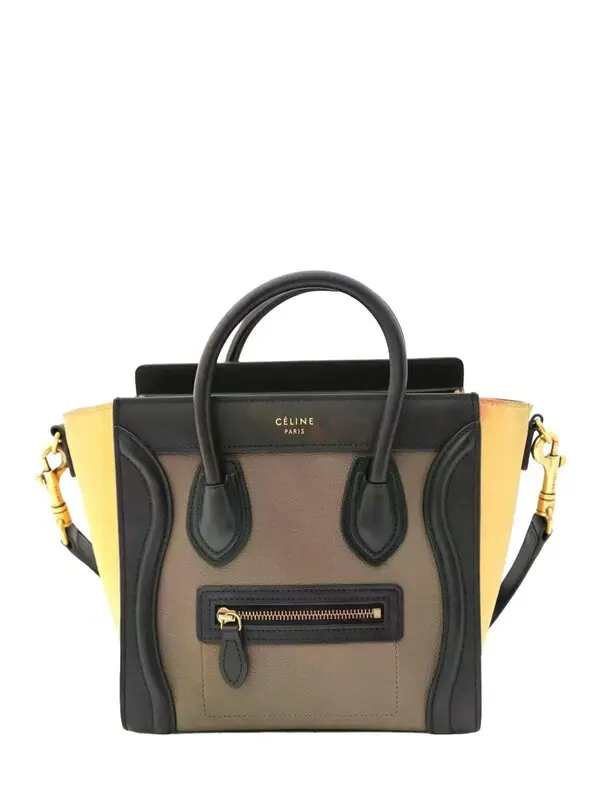 Celine Micro Luggage Tote Bag - Brown